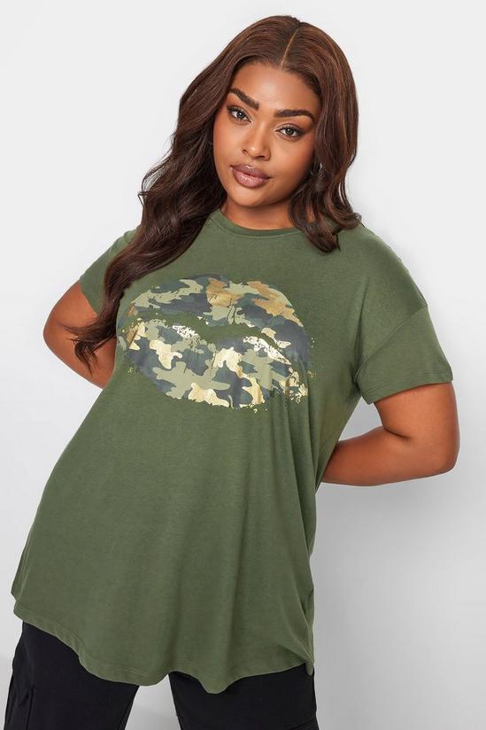 T Shirts Lips Print T Shirt Yours
